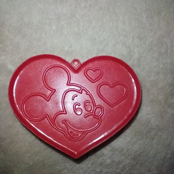 Disney | Kitchen | Red Vintage Heartshaped Disney Mickey Mouse Cookie ...